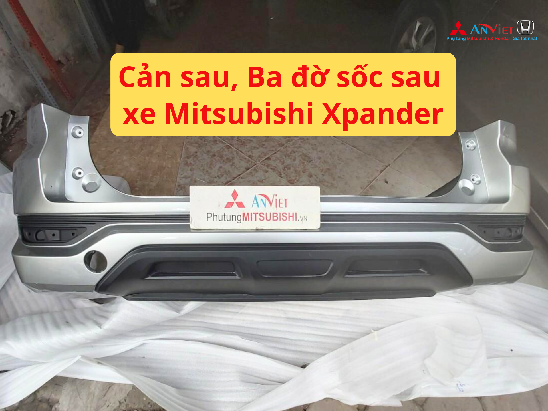 Cản sau xe mitsubishi Xpander chính hãng, chất lượng tốt