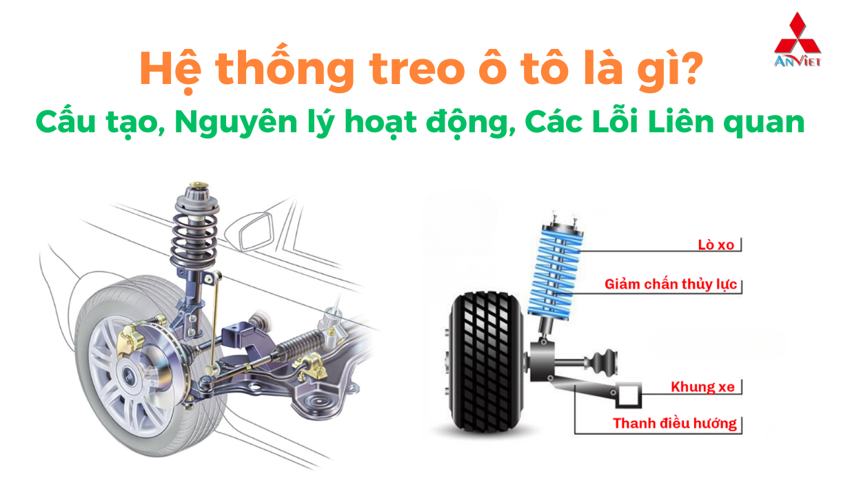 Hệ Thống Treo Ô Tô Là gì? Cấu tạo, Nguyên lý hoạt động, Các Lỗi Liên quan