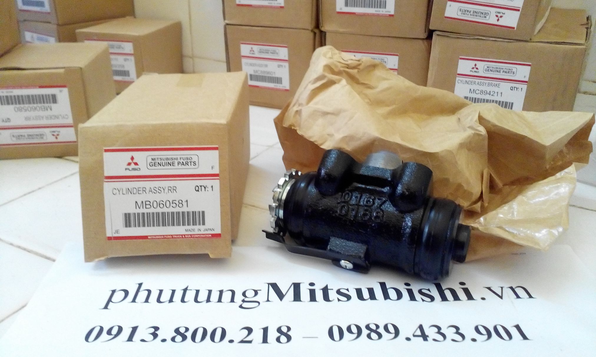 xylanh phanh xe tải Mitsubishi