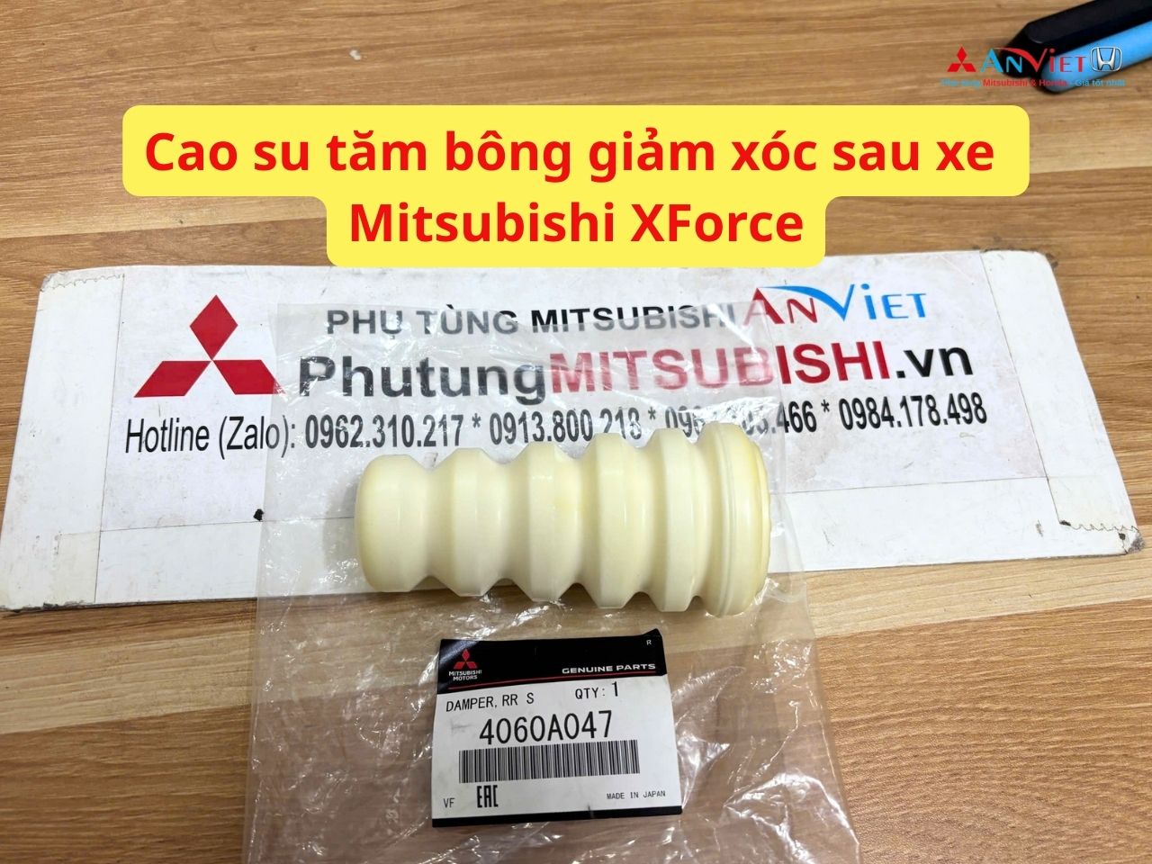 Cao su tăm bông giảm xóc sau xe Mitsubishi Xforce 4060A047